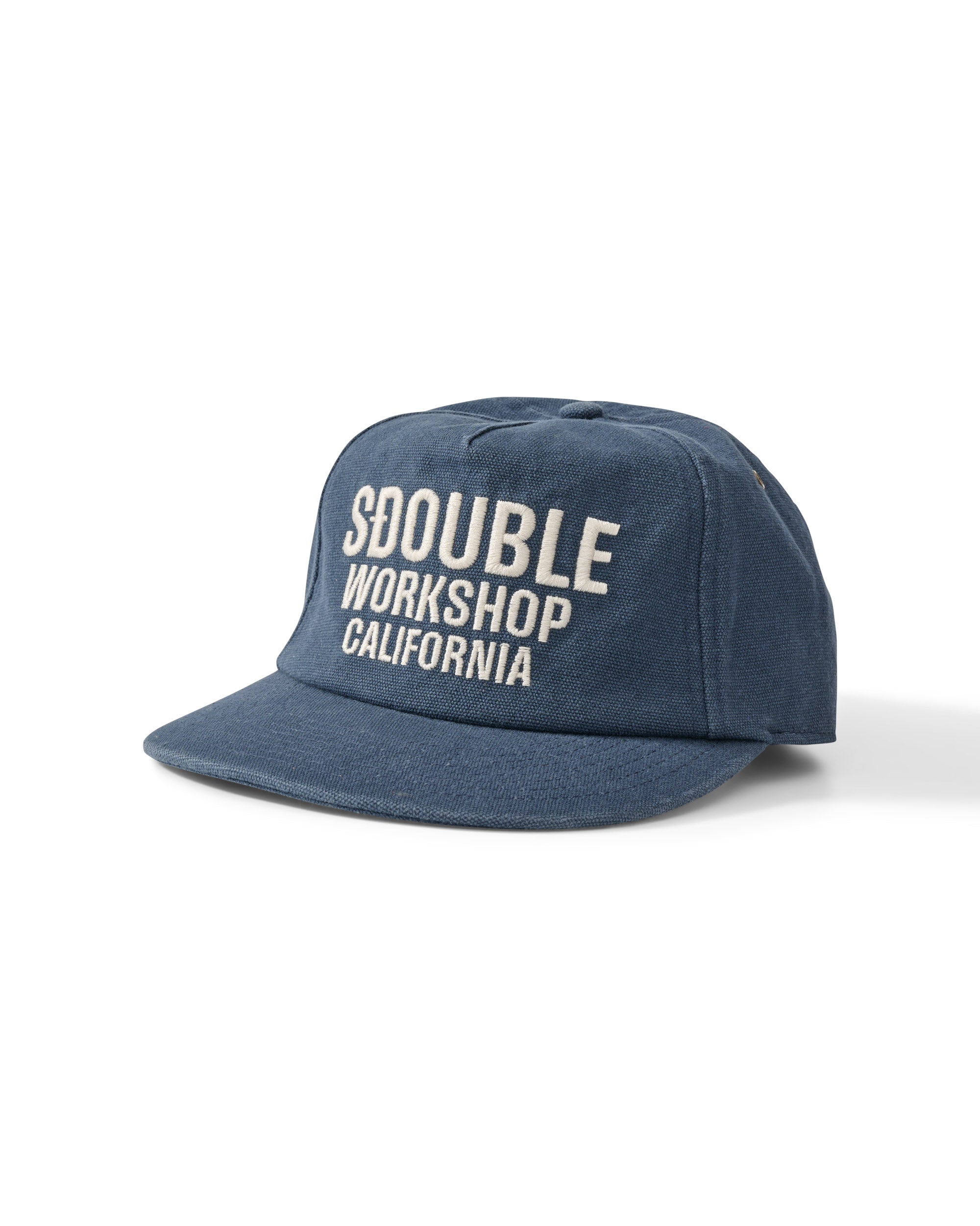Block Ranger Canvas Strapback Cap | Light Navy | S/DOUBLE AU